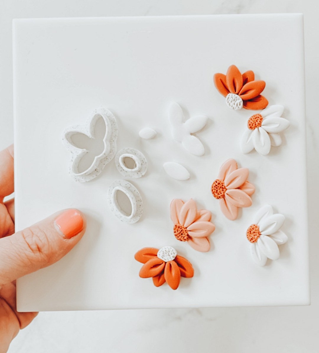 3 Piece Daisy Clay Cutter Set | Set of 3 Clay Cutters | Clay Cutters ...