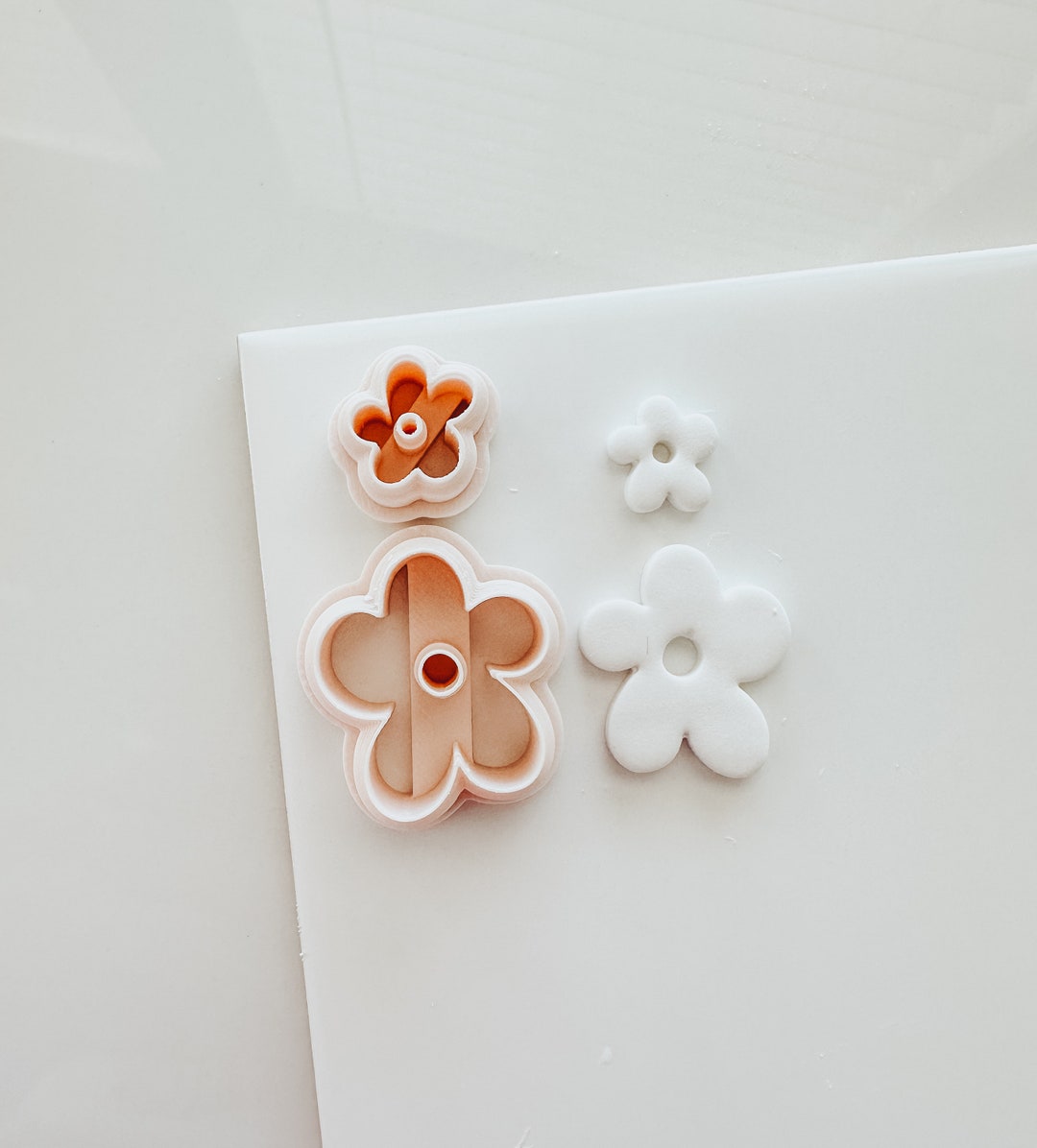 Iris 2 Piece Flower Clay Cutter Set 2.0” Total - Etsy