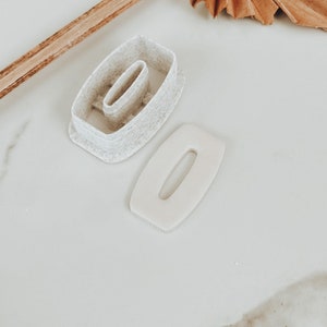 Oblong Rectangle Donut | Clay Cutters - Etsy