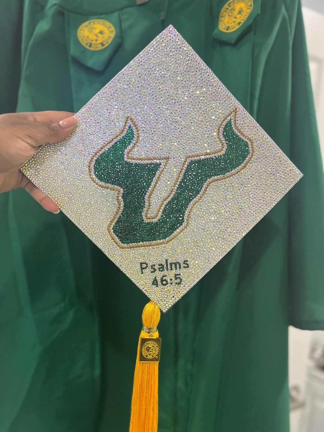 USF Bulls Bling Graduation Topper - Etsy