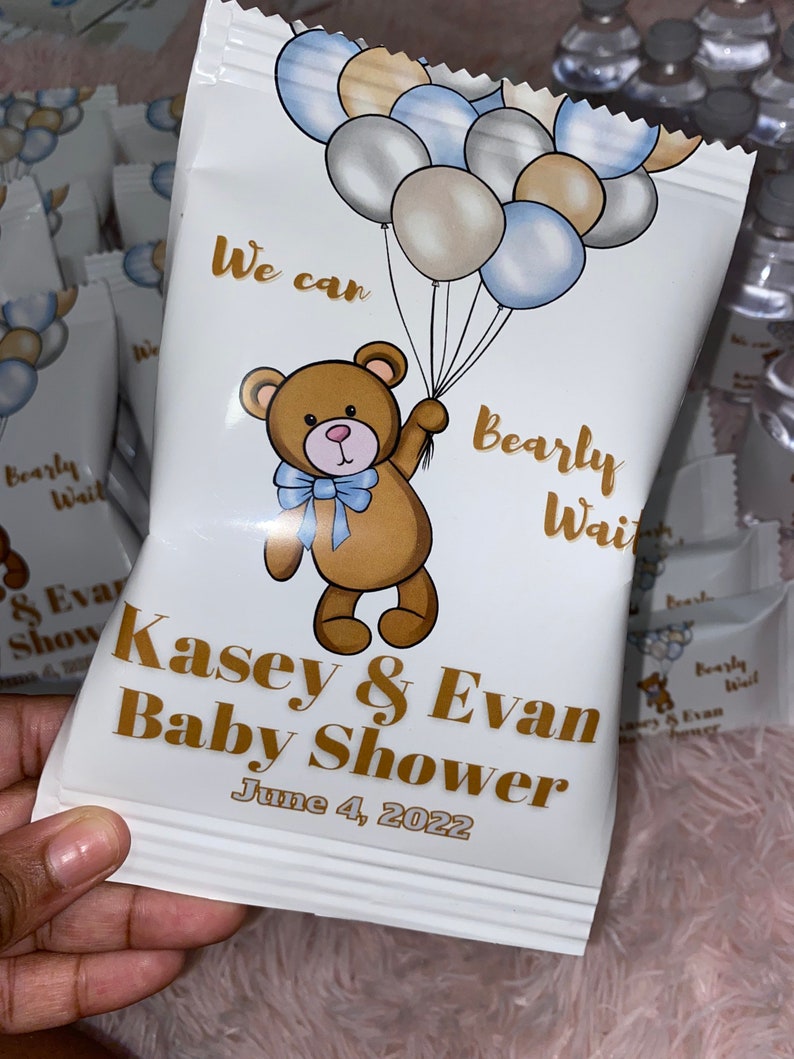 We Can BEARLY Wait Baby Shower Party Favor CHIP DIGITAL Download - Etsy