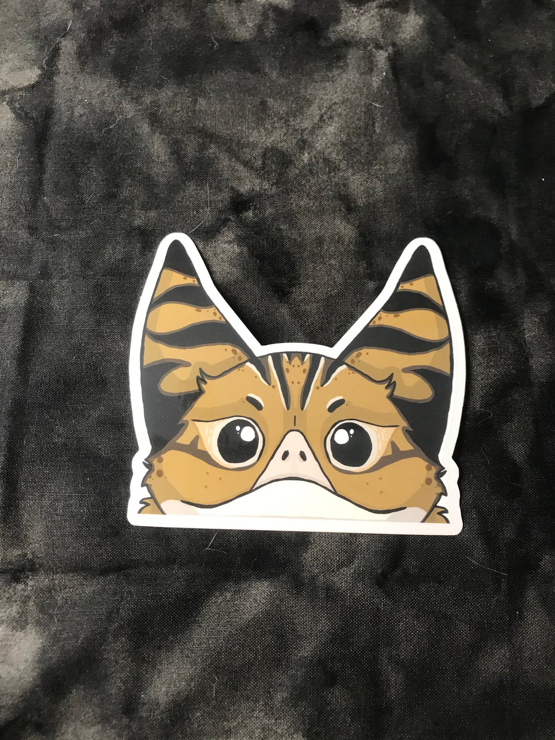 Loth Cat and Loth Wolf Peeker Stickers - Etsy