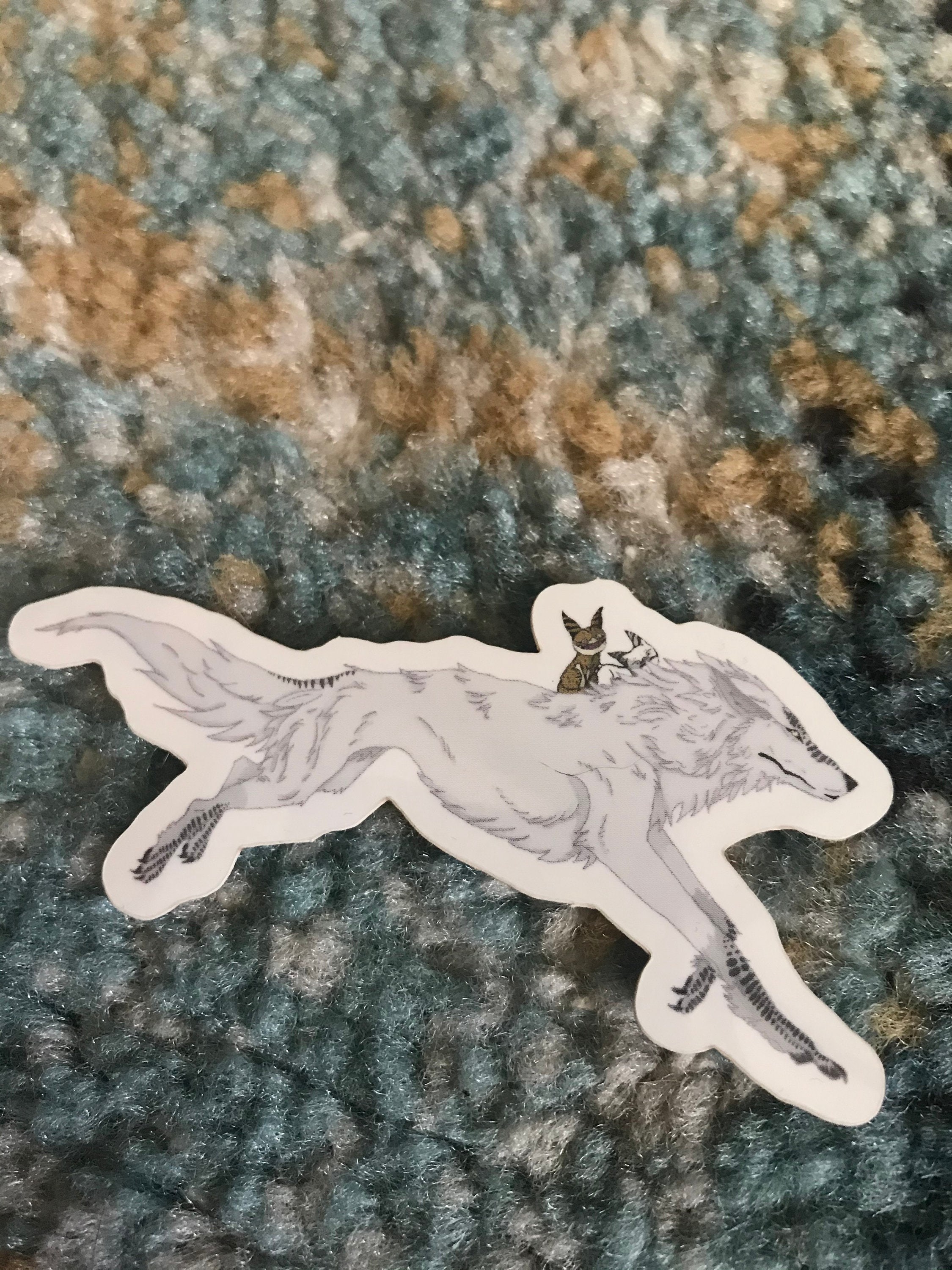 Loth wolf Sticker | Etsy