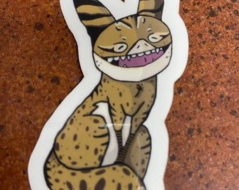 Loth Wolf Loth Cat Morai Vinyl Sticker Waterproof/decal/glossy - Etsy