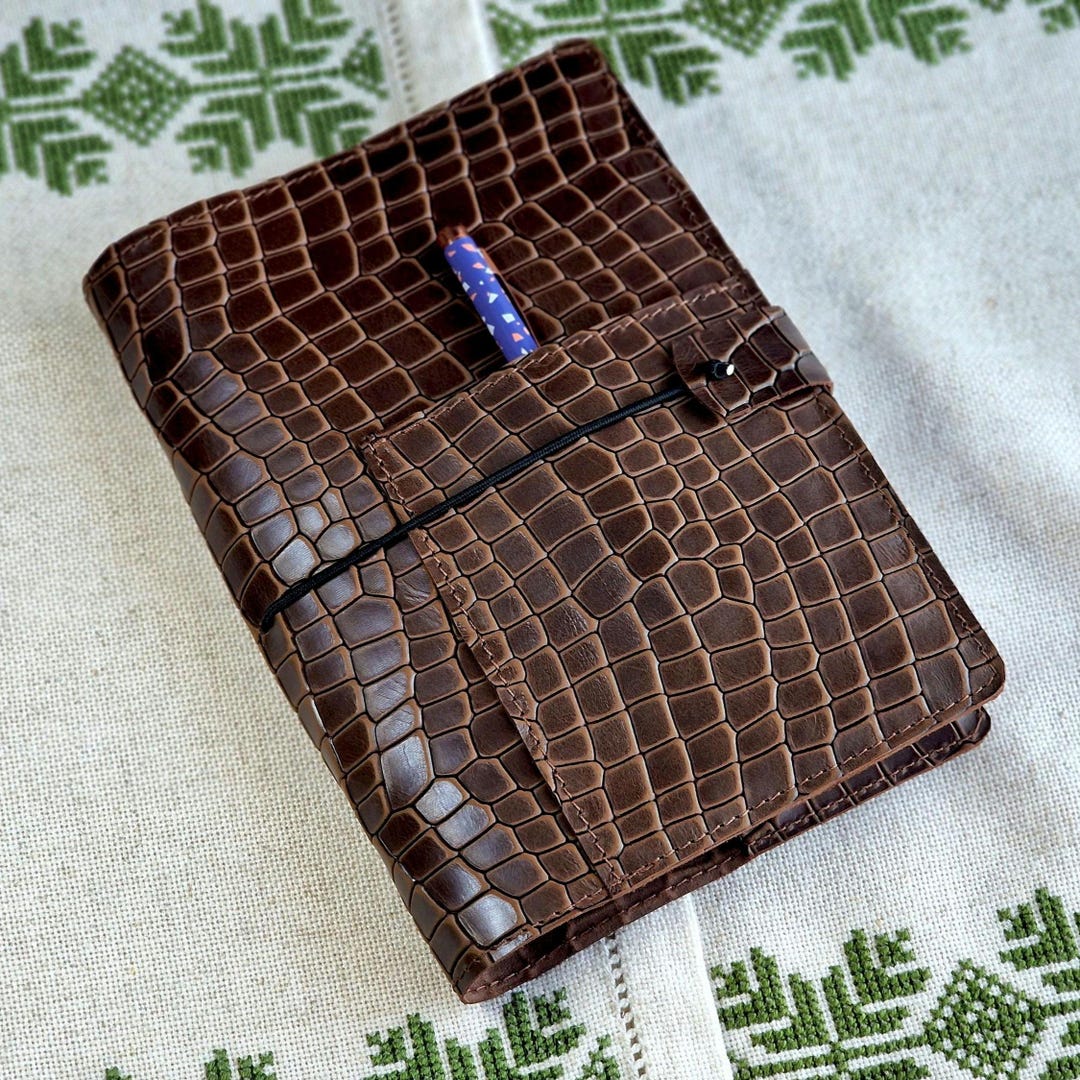 Leather Notebook Cover A5 Hobonichi Cousin Personalized Journal ...