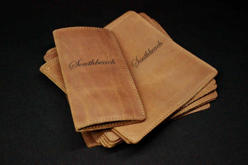 Handmade Leather Check Presenter Check Holder Bill Holder | Etsy