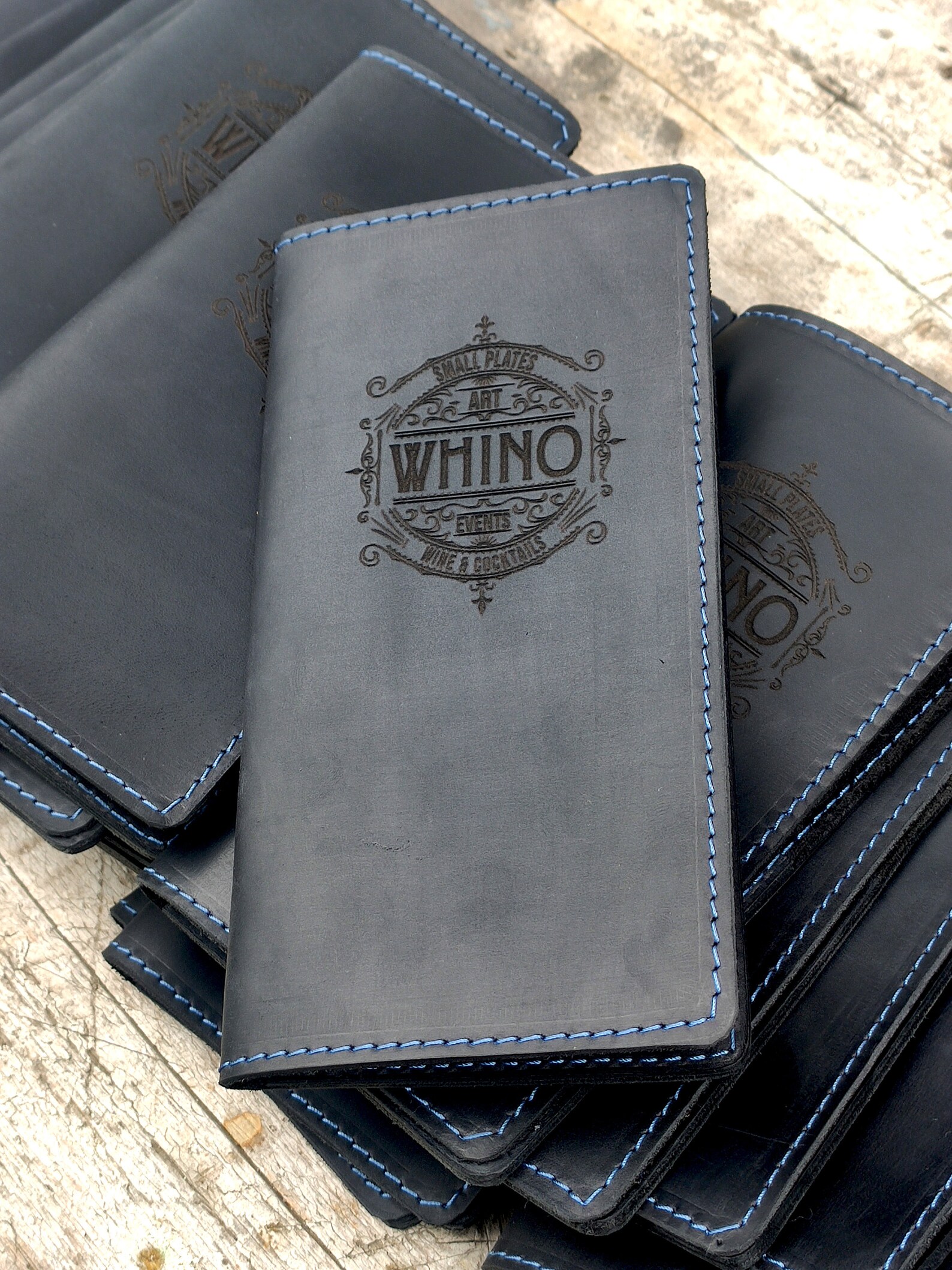 Ustom Leather Bill Holder, Check Holder for Restaurant, Leather Check ...