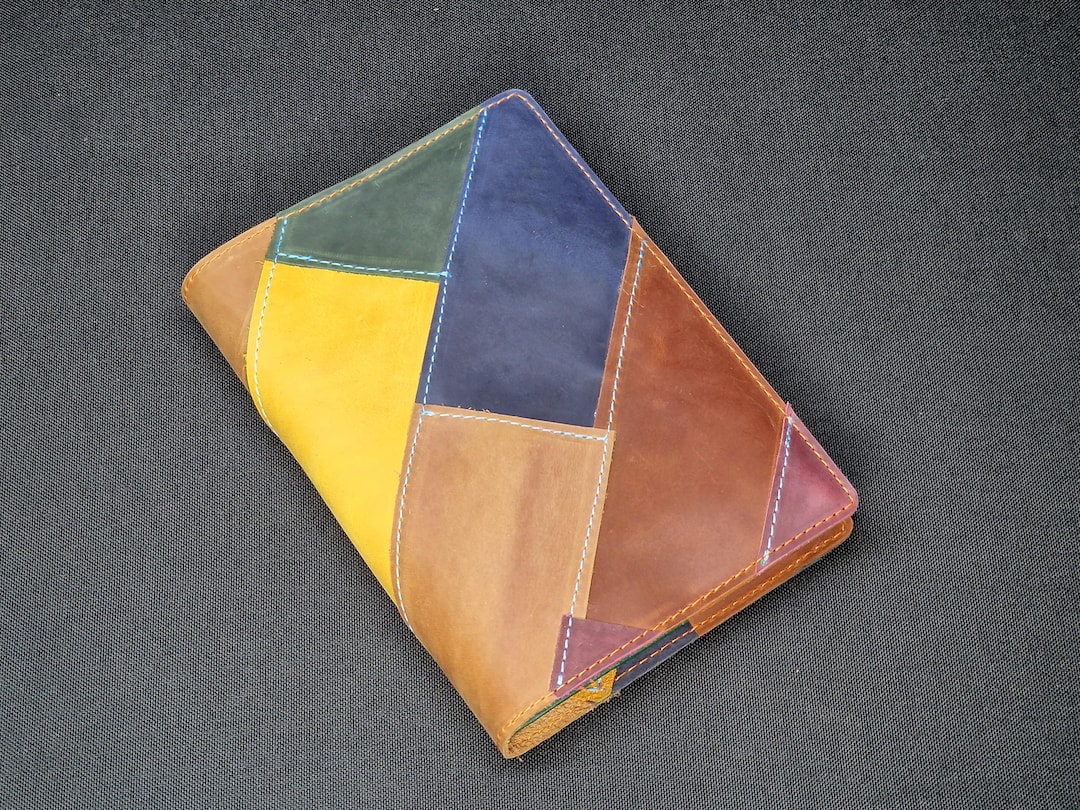 Refillable A5 Leather Notebook Cover: Personalized Travel Journal ...