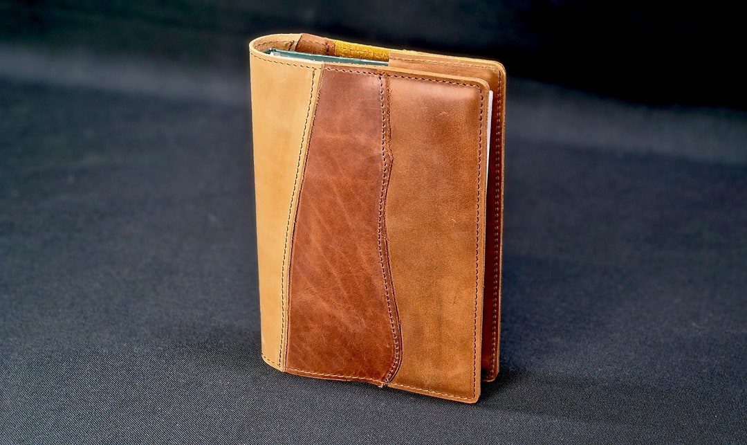 Leather Notebook Cover, Vintage Leather Journal Cover A5, Simple ...