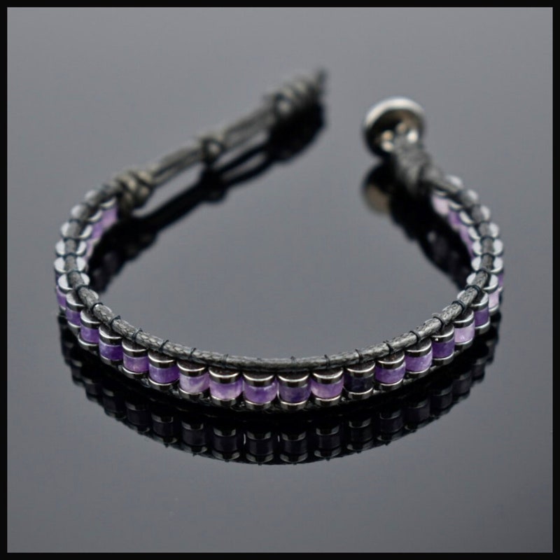 Amethyst Bracelet - Etsy