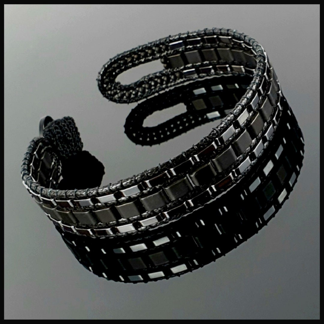 Black Hematite Bracelet, Jewelry for Men, Gift for Boyfriend, Classy ...