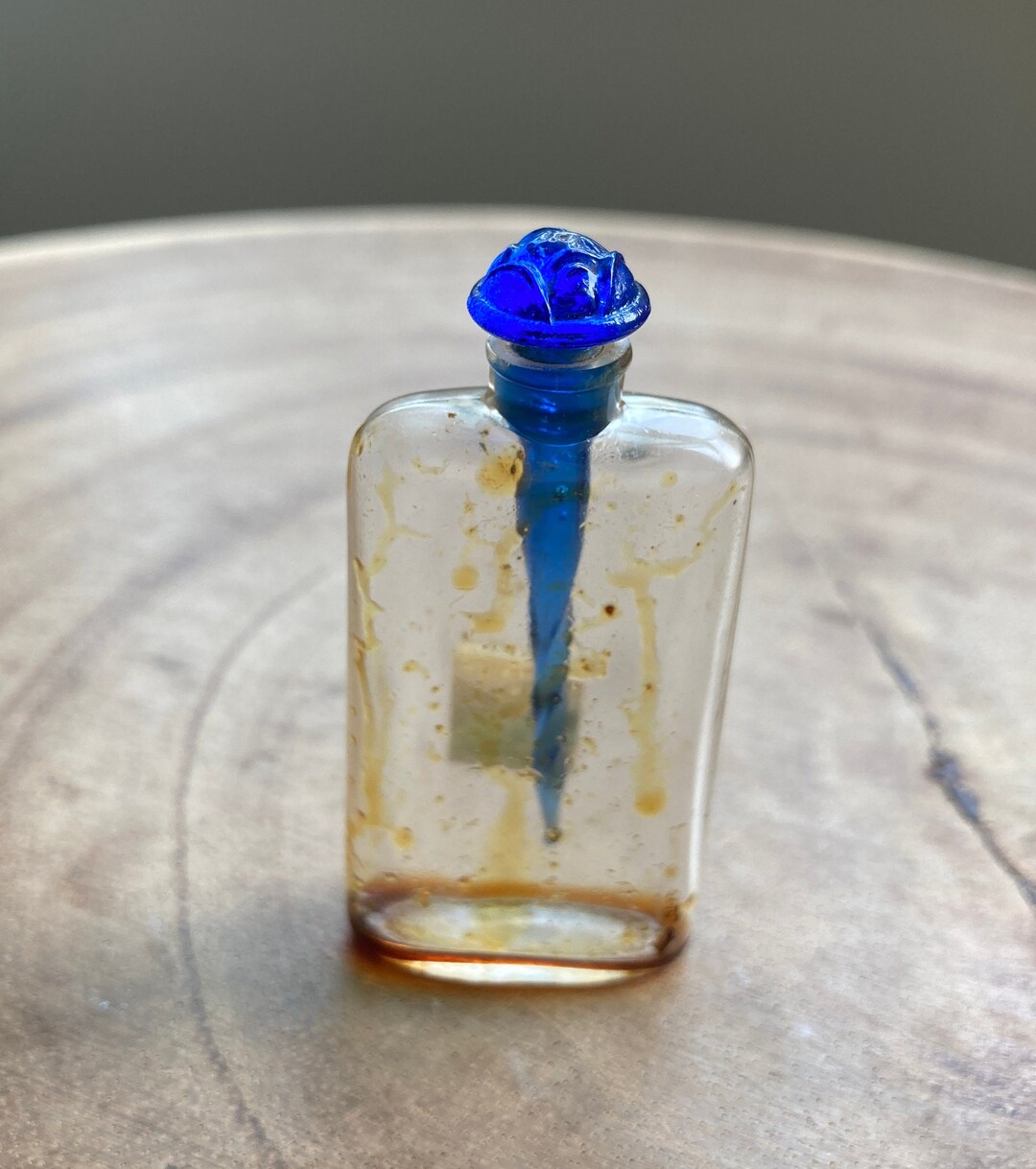 Rare Vintage Lanchere Blue Rose Perfume Bottle, 1900s - Etsy