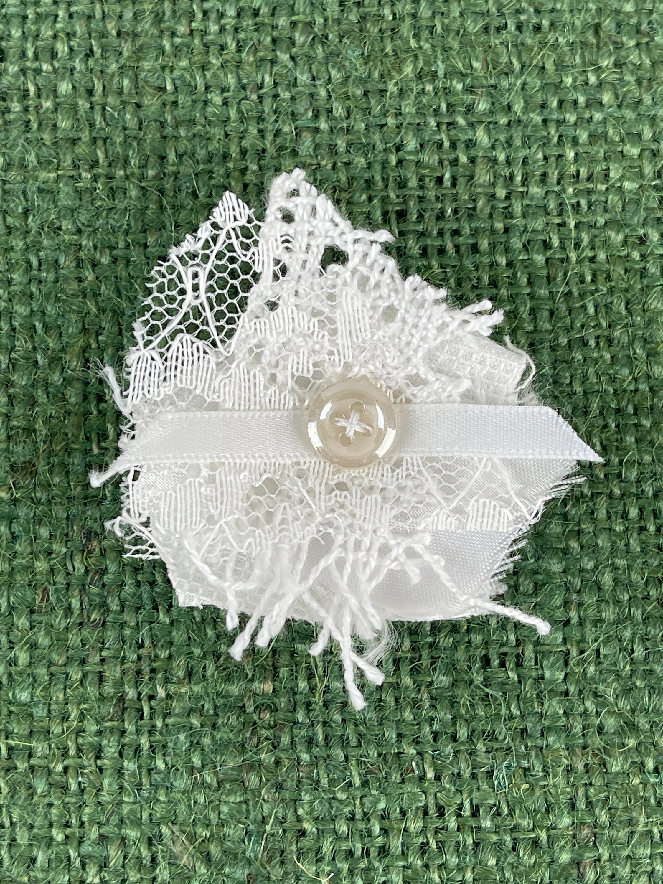 Lace Cluster Embellishments, White - Junk Journal, Scrapbooking ...