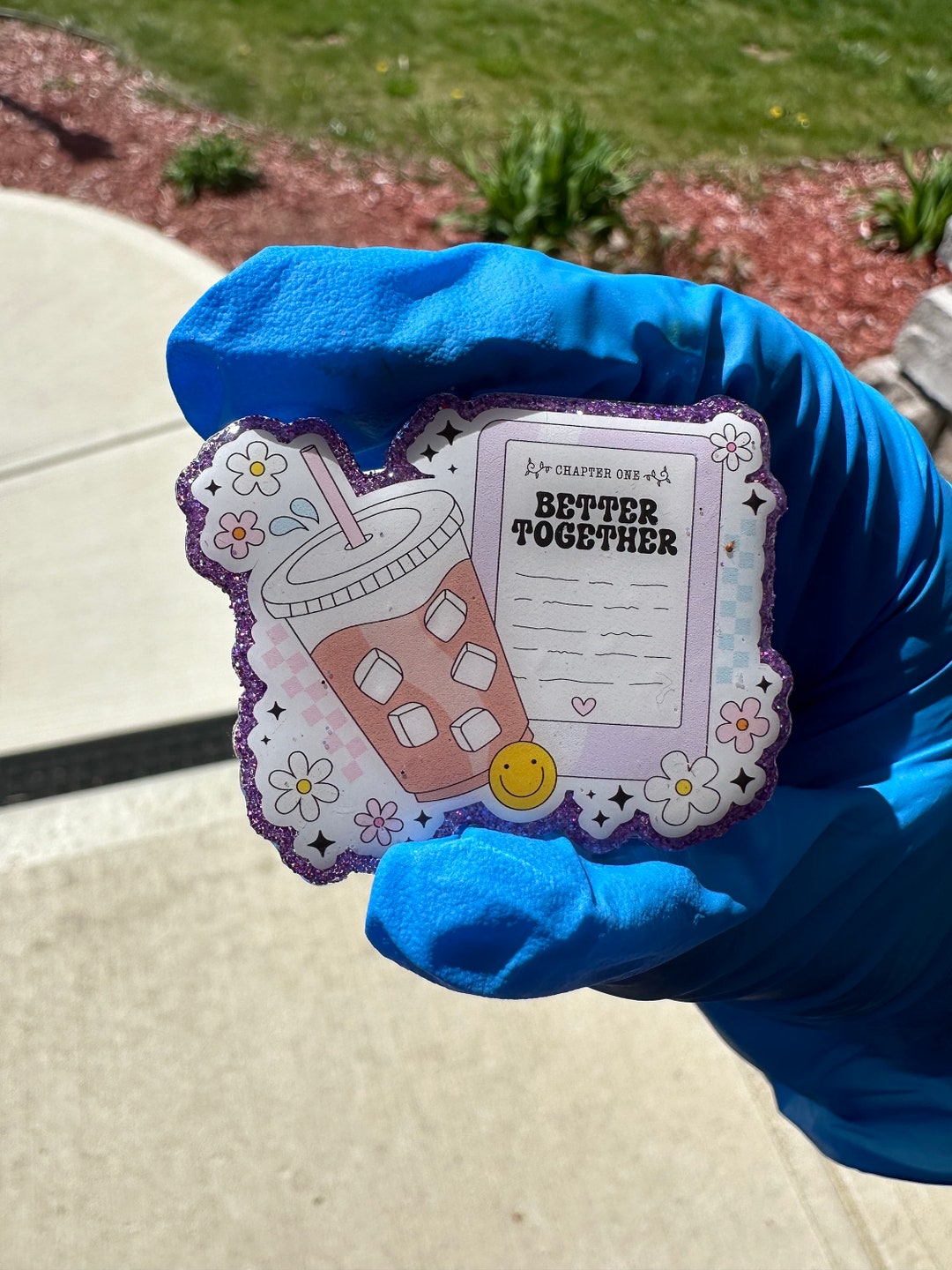 Iced Coffee Badge, Notes, Note Pad, Medical Badge, ID Holder, Badges ...