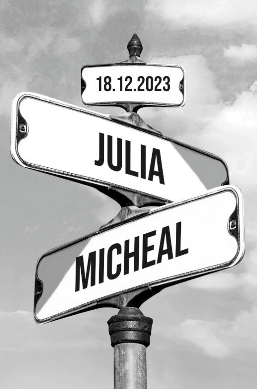 Customized Street Sign for Couple, Unique Wedding Gift for Friend ...