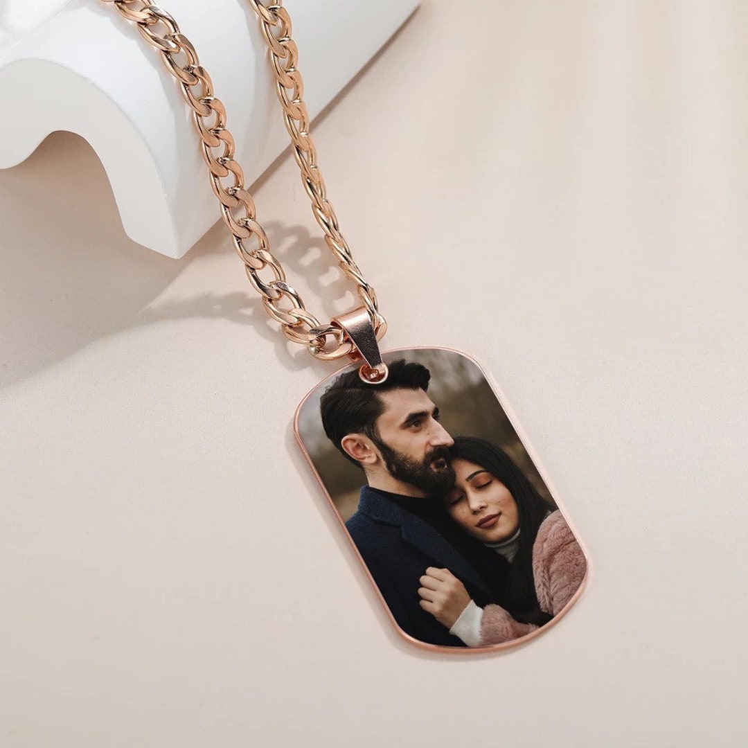 Personalized Photo Necklace, Photo Jewelry, Custom Photo Pendant. - Etsy