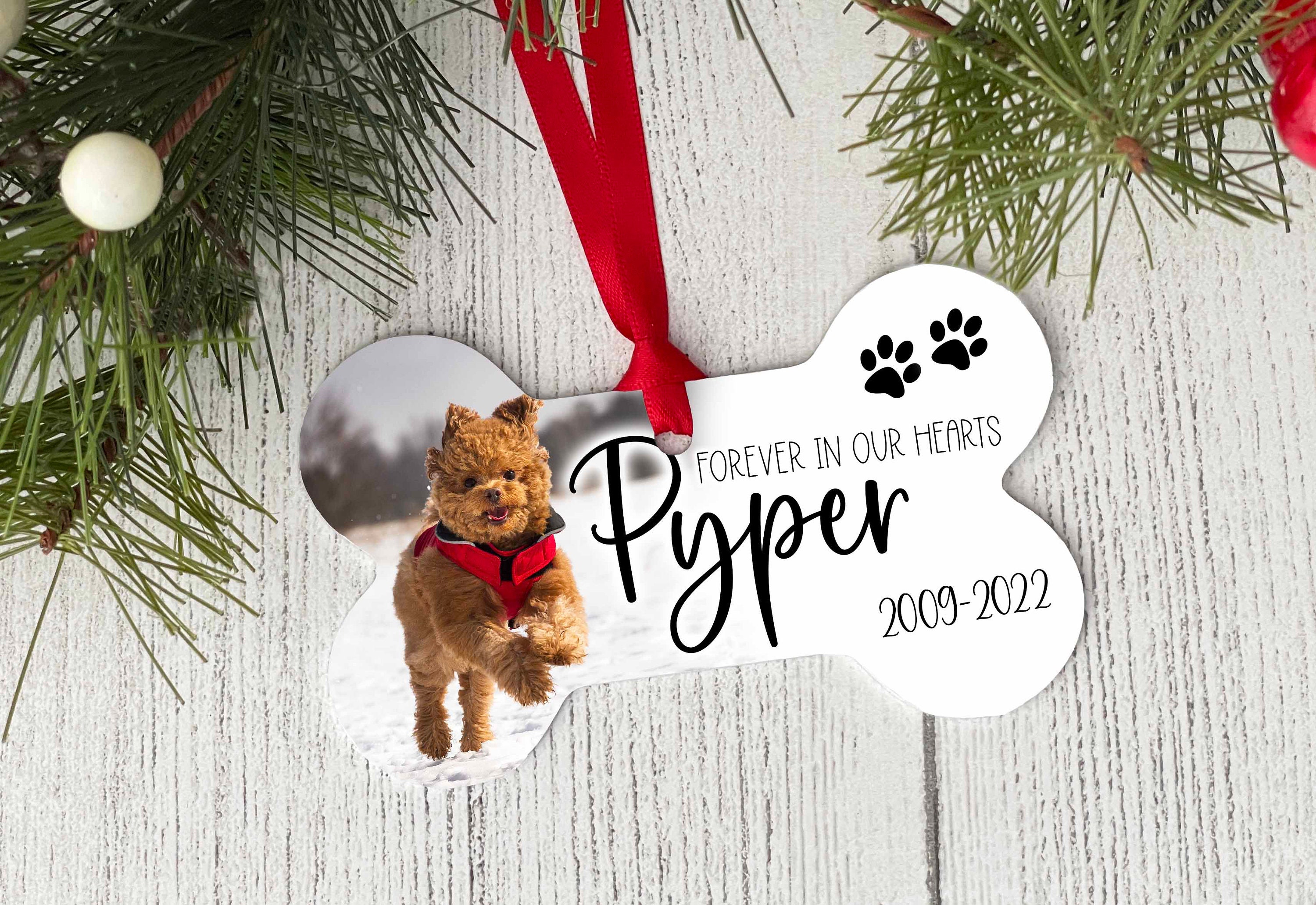 Dog Memorial Ornament Dog Sympathy Gift Custom Pet Ornament - Etsy