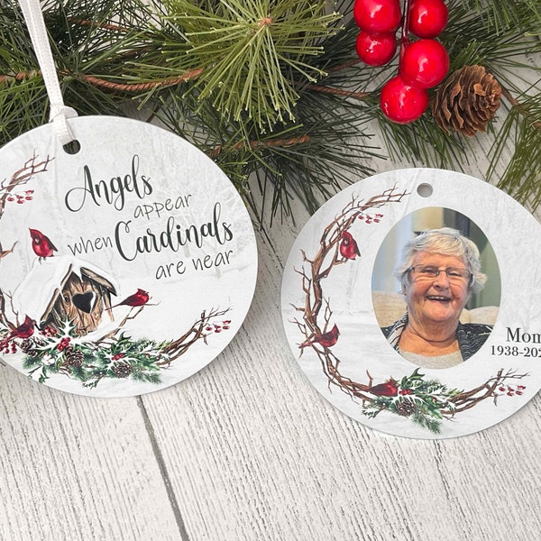 Cardinal Memorial Ornament - Etsy