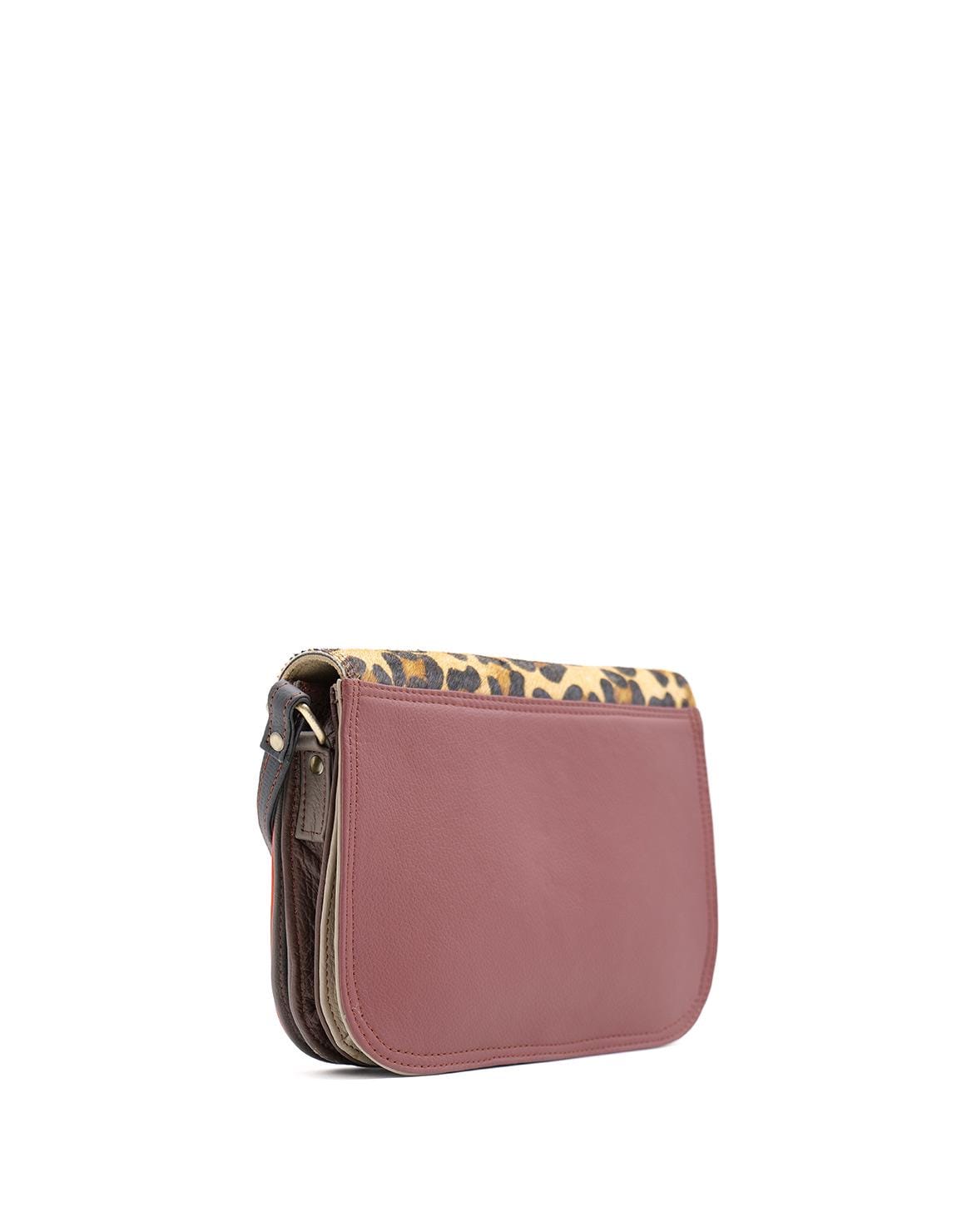 Colorful Leather Bag · Medium Crossbody Bag Handmade · Recycled Leather ...
