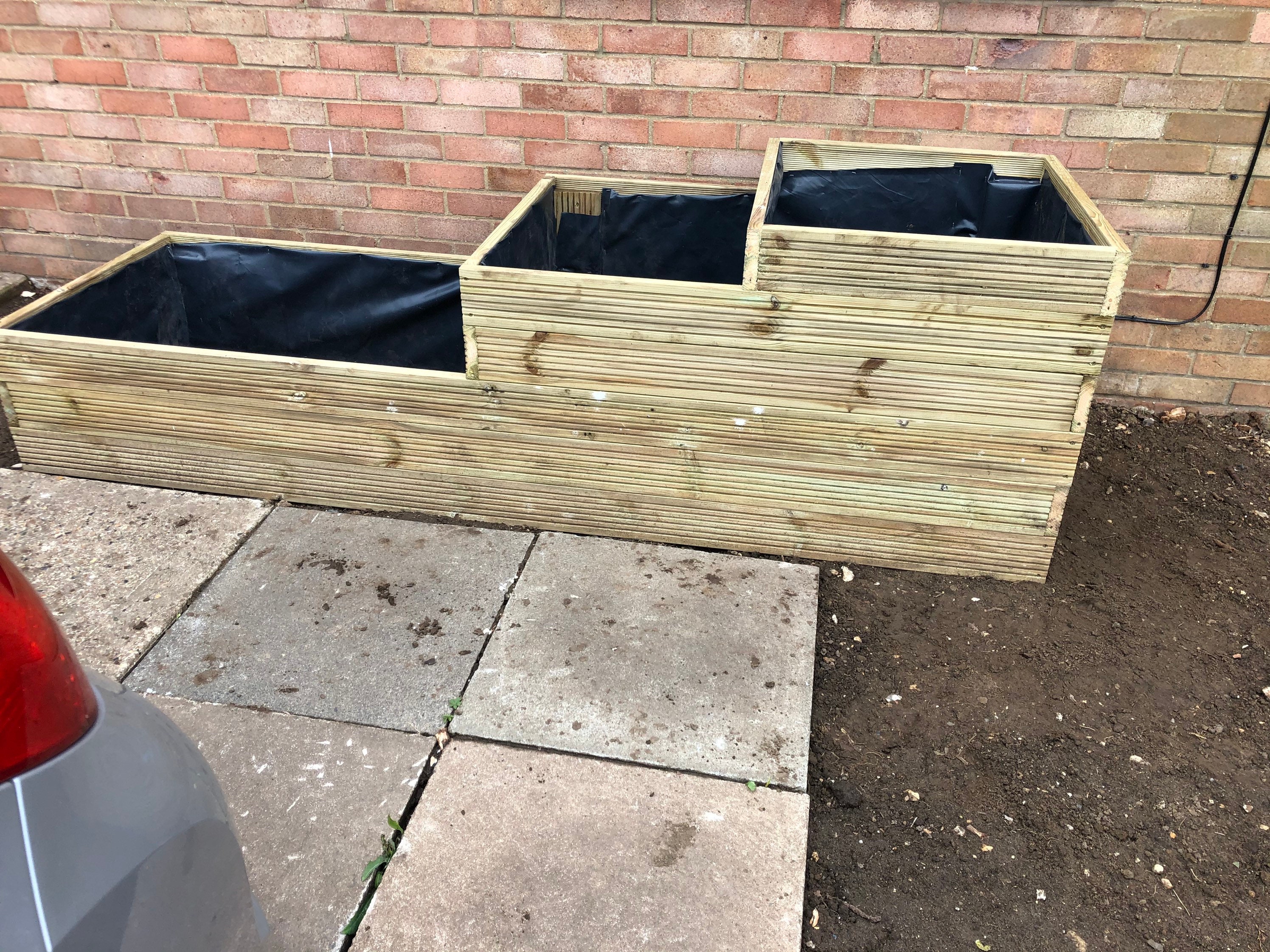 Wooden 3 Tier Bespoke Garden Planter - Etsy UK