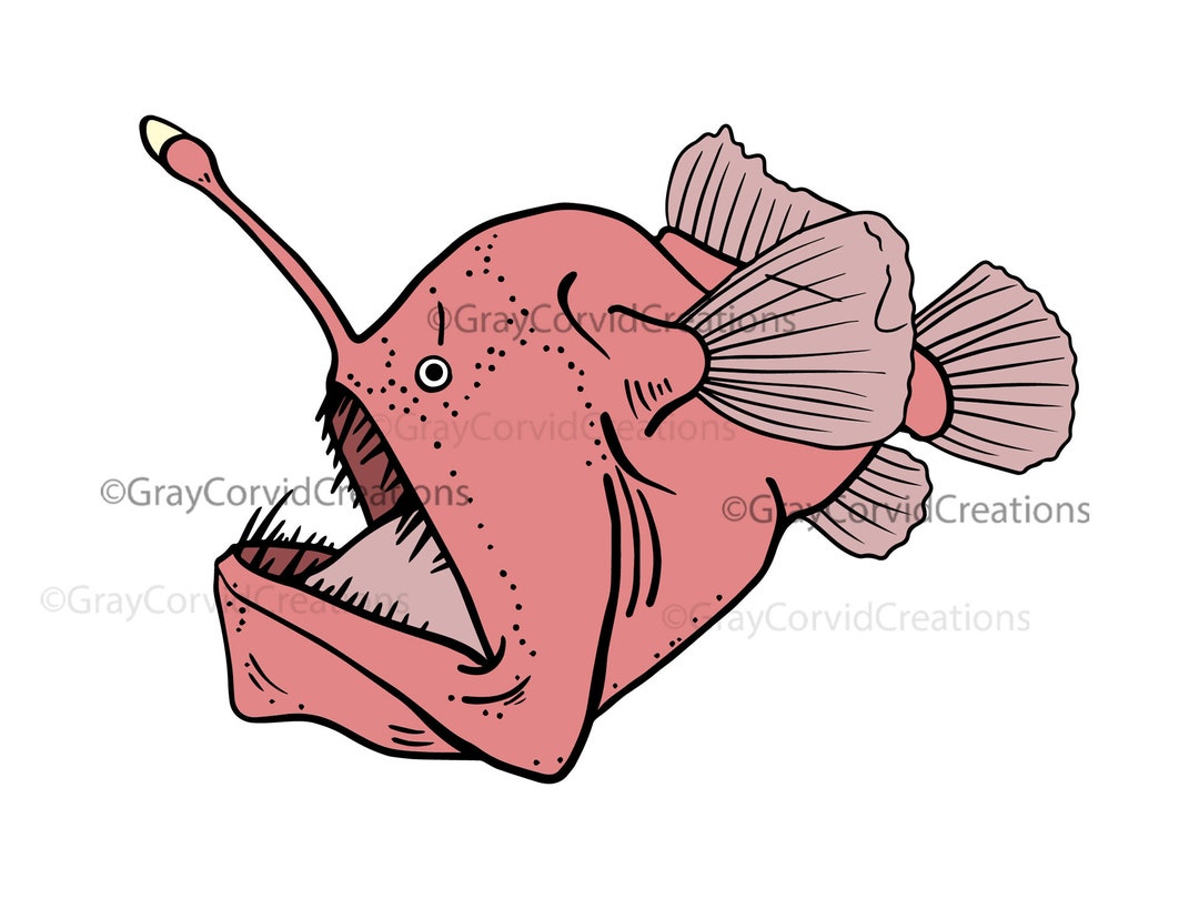Angler Fish/ Multilayer SVG/ Angler Fish CNC/ Multilayer Svg/ Cutting ...
