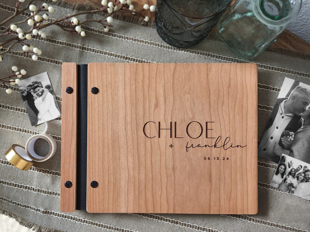 Wedding Guest Book Art Deco Wedding Guestbook for Photos Photobooth ...