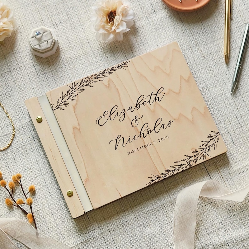Rustic Guest Book - Etsy