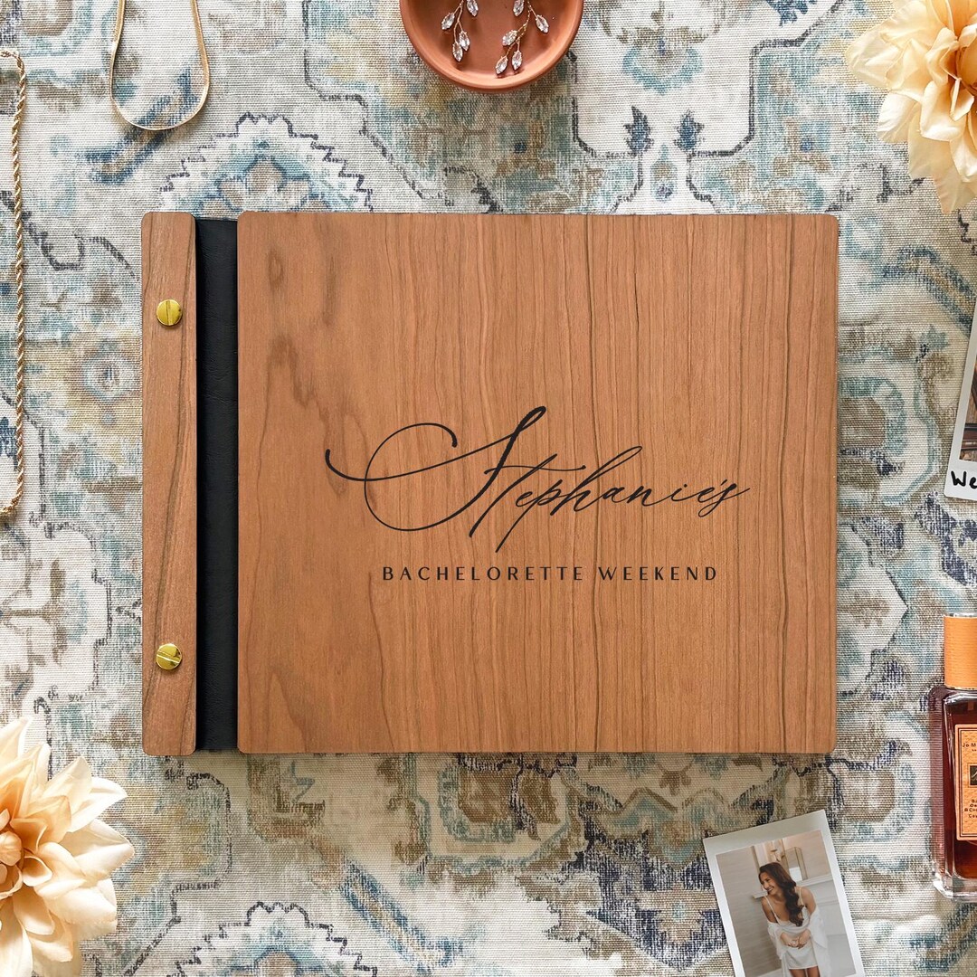 Bachelorette Photo Album – Personalized Scrapbook Keepsake for the ...