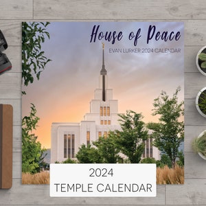 2024 Temple Calendar House of Peace the Church of Jesus Christ of ...