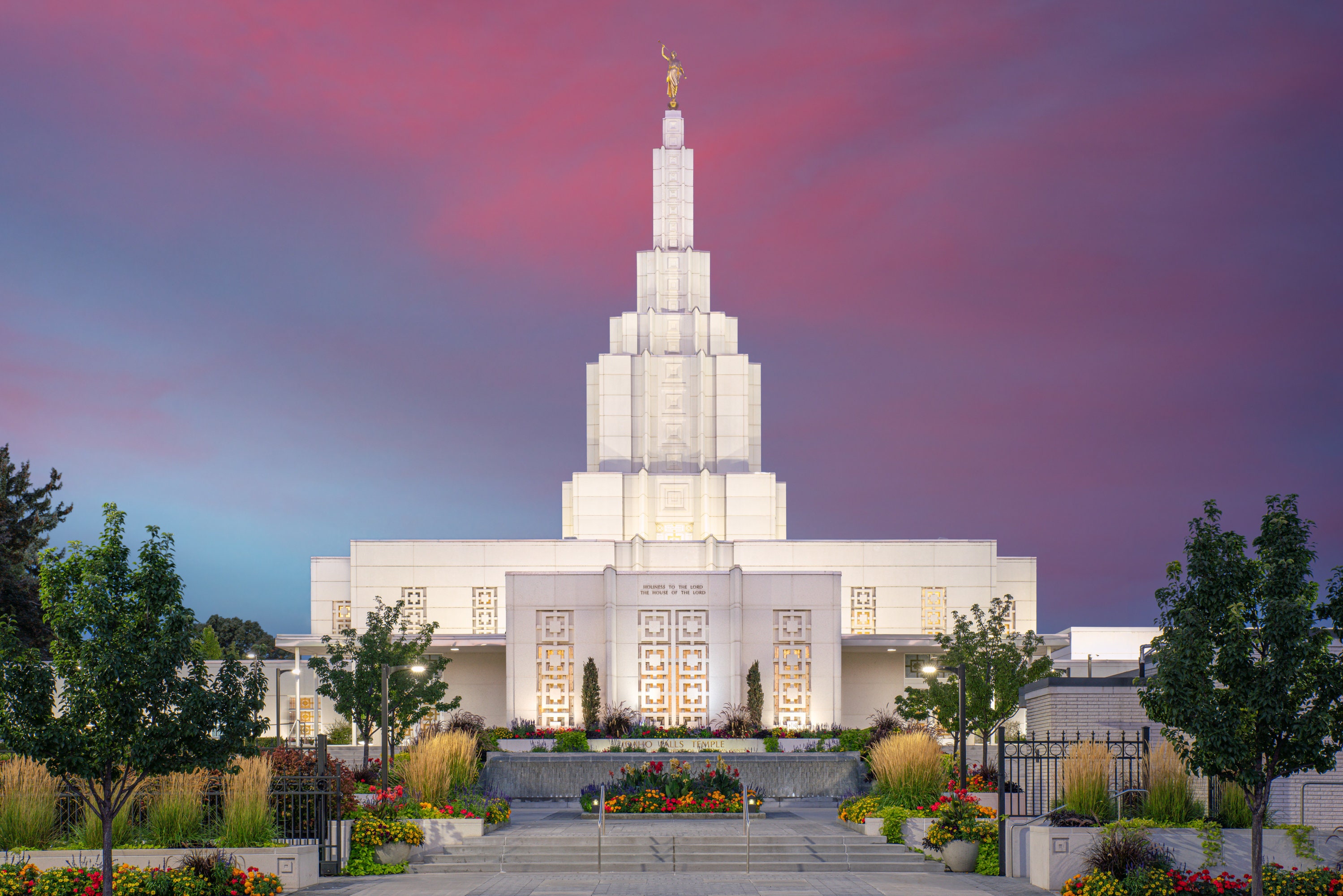 Idaho Falls Idaho Temple - Fire of Faith - Print Only - Paper or Canvas ...
