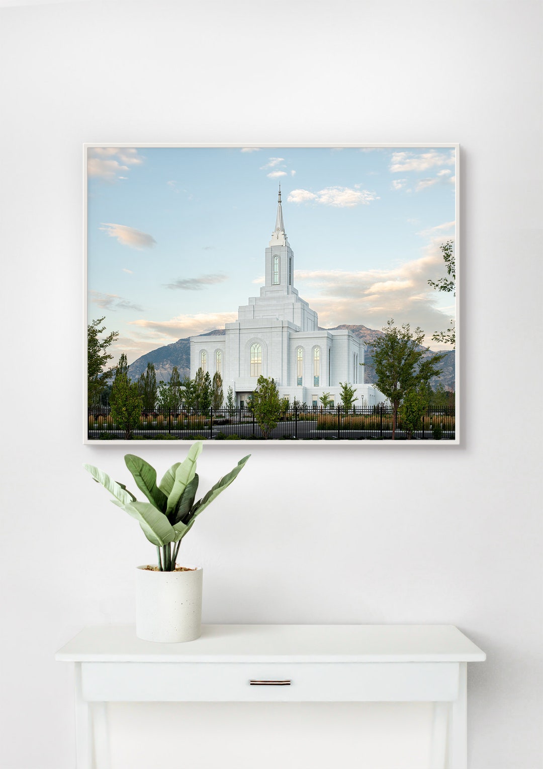 Orem Utah Temple - Peace - Print Only - Paper or Canvas - No Frame - Etsy