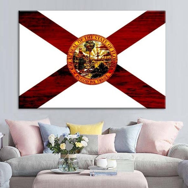 Florida Flag Svg - Etsy