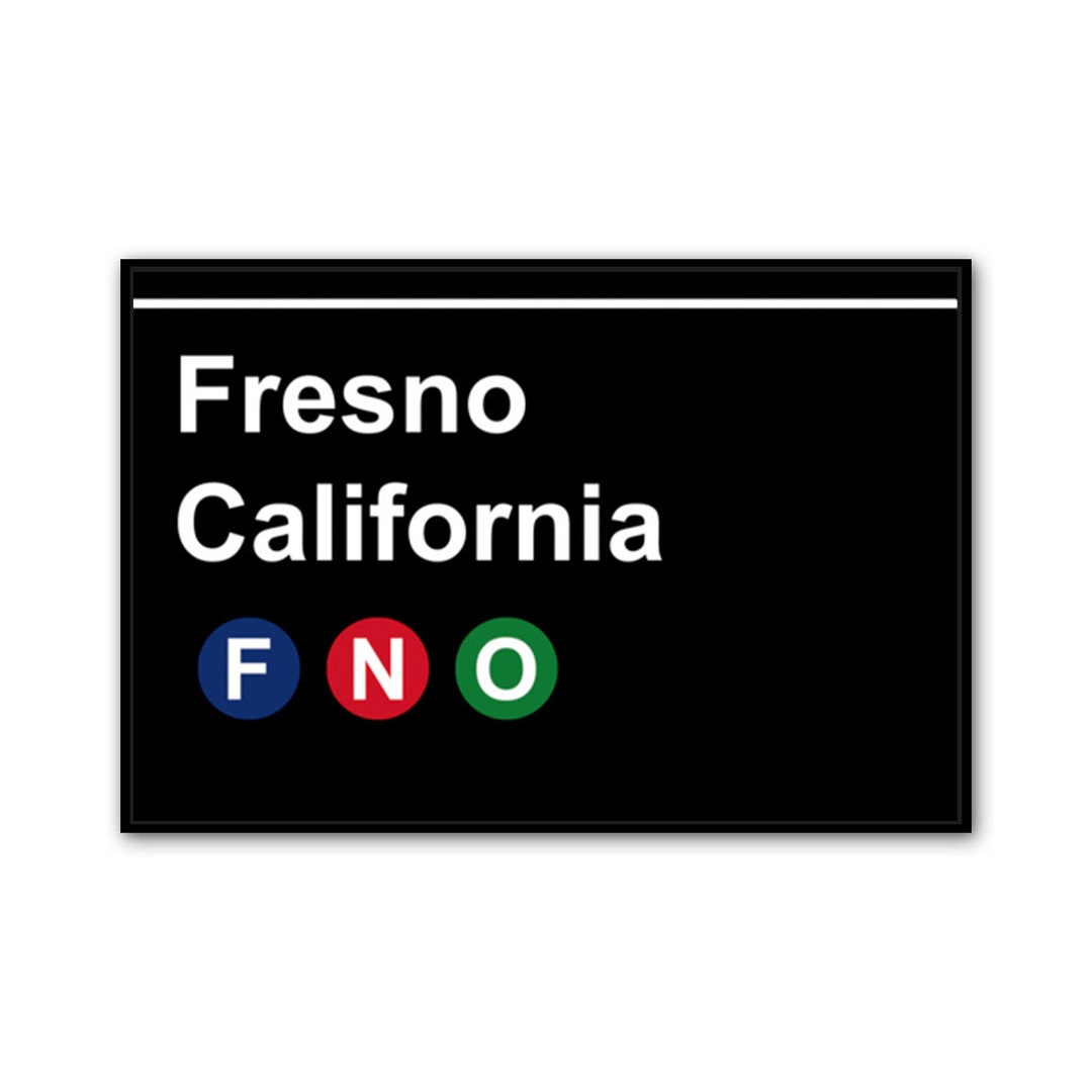 Fresno Subway Print - Etsy