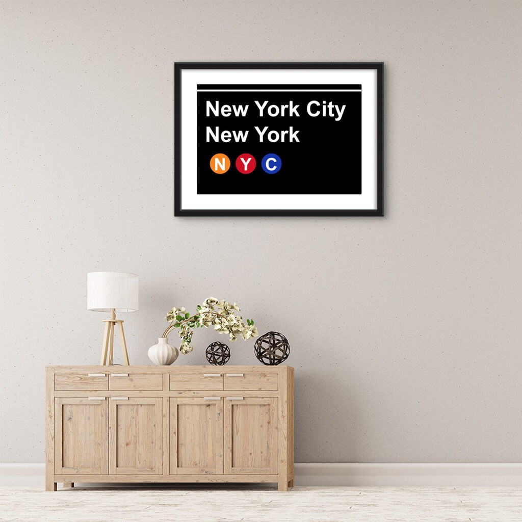 New York City Subway Print - Etsy