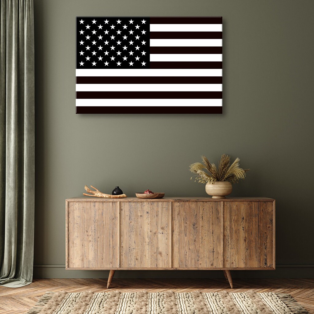 American Flag Canvas Art Print - Etsy