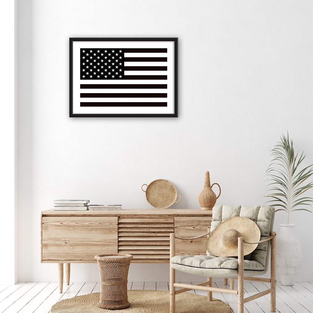 American Flag Canvas Art Print - Etsy
