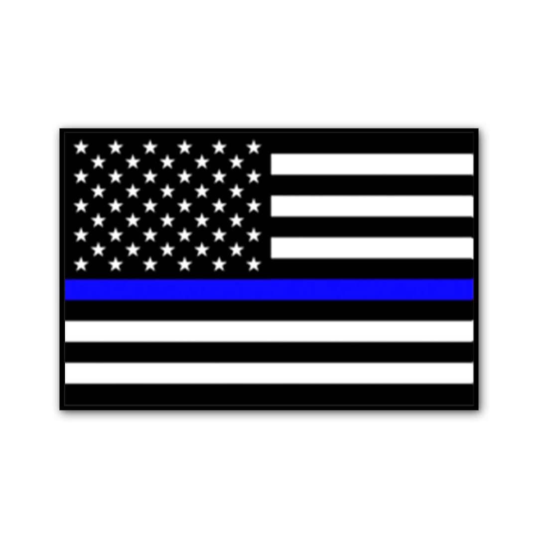 Police Flag Canvas Art Print - Etsy