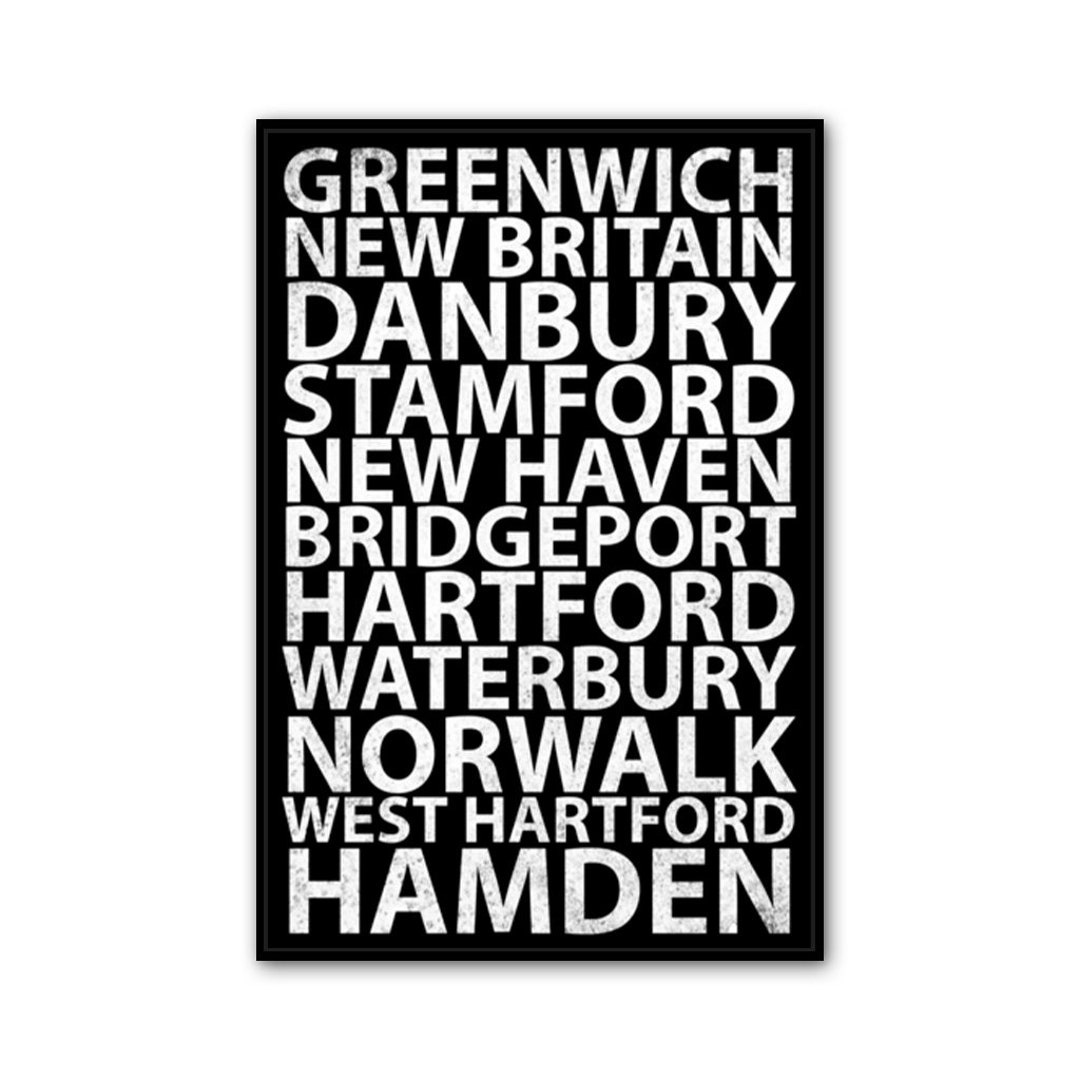 Connecticut State Print - Etsy