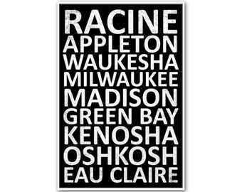 Wisconsin Deer Print Single Line Drawing Minimalist State - Etsy