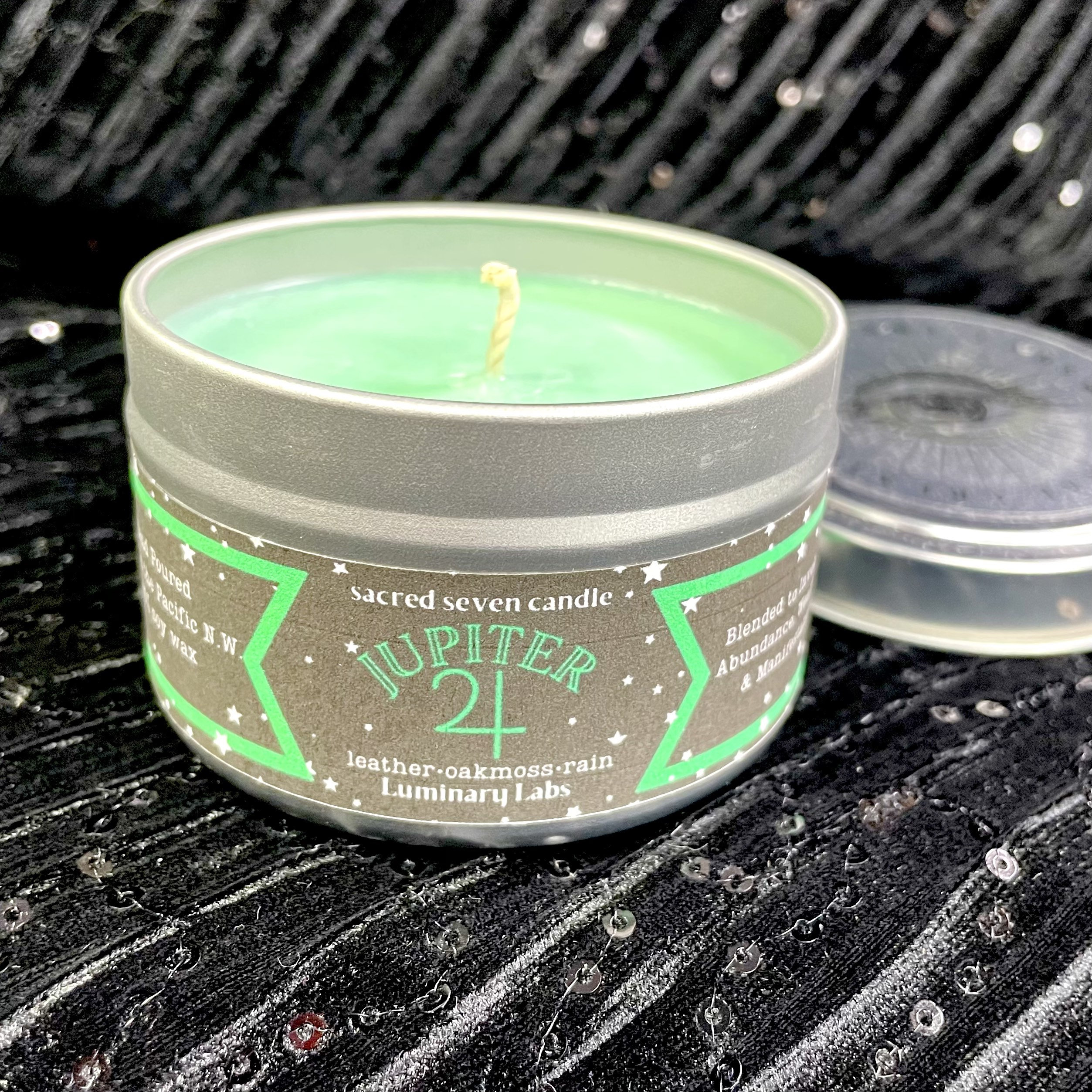 Jupiter Sacred Seven Candle Abundance Candle Soy Wax Hand Poured ...