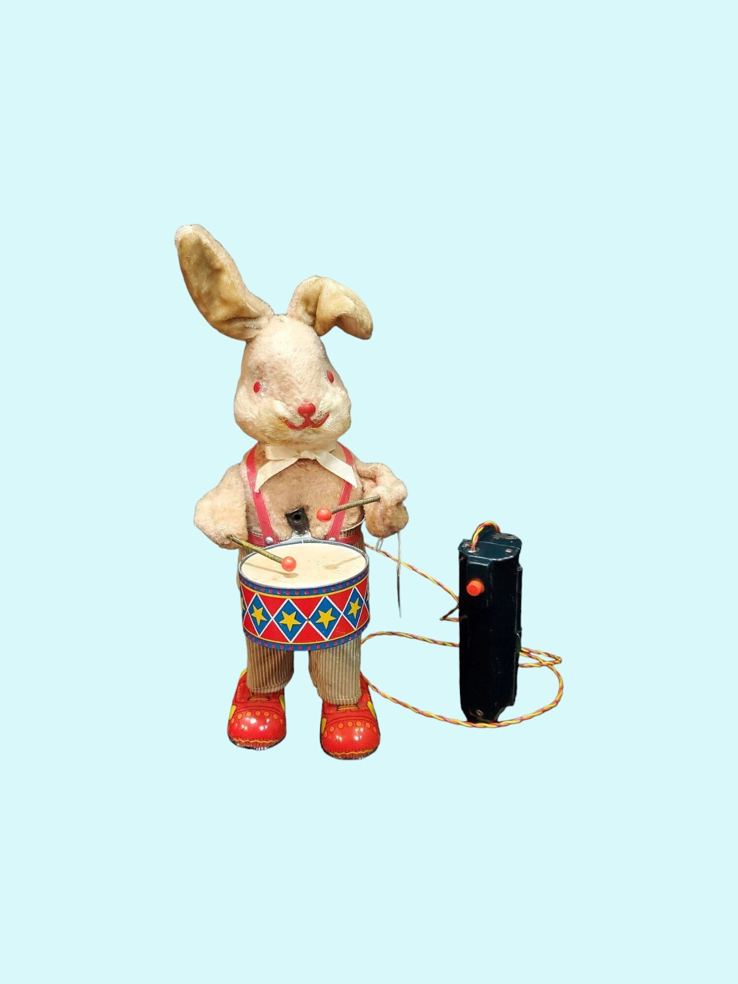 Peter the Drumming Rabbit, Battery Operated Easter , 1950s - Etsy