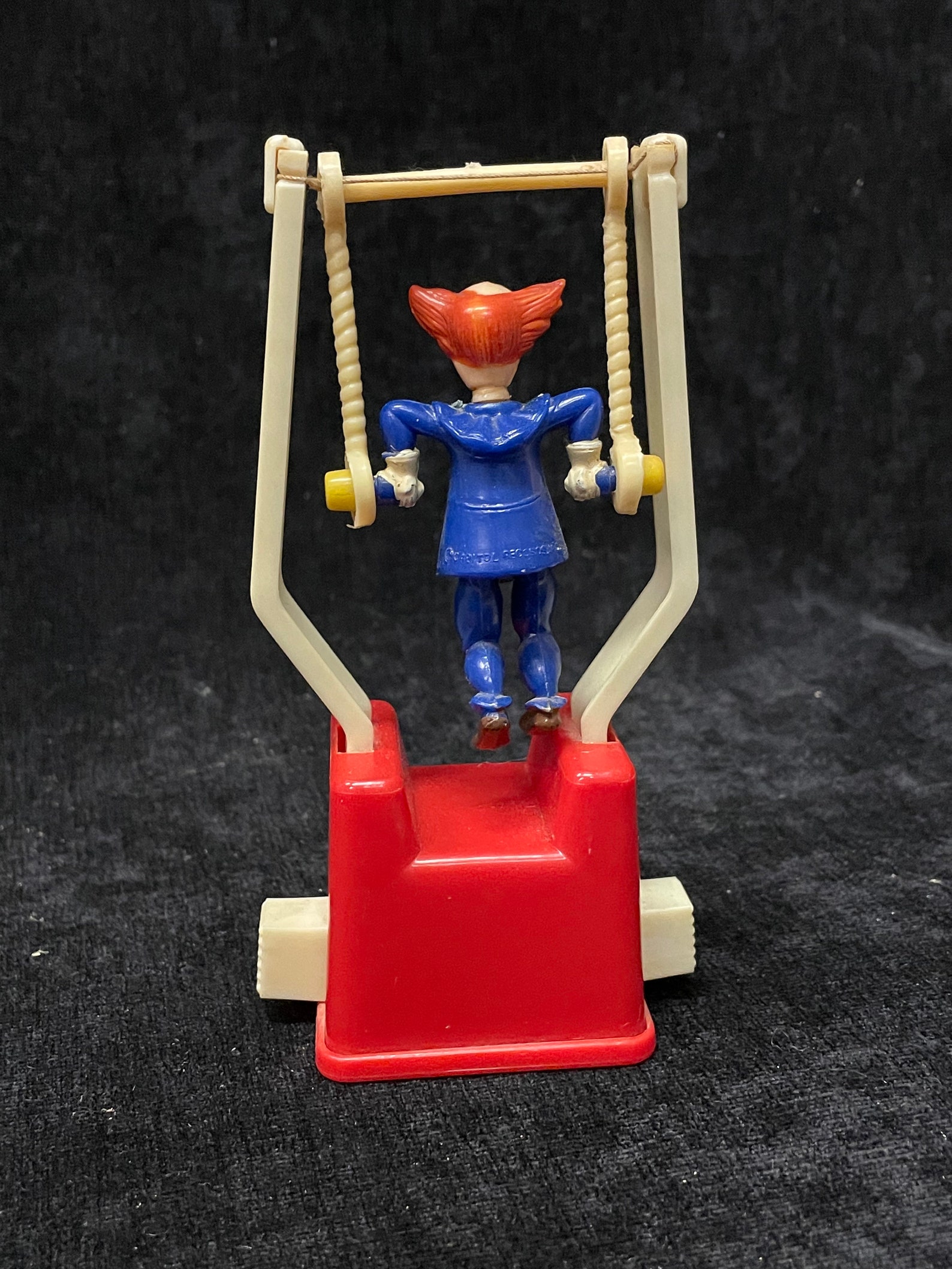 Tricky Trapeze Bozo Clown - Push Button Acrobat - Etsy