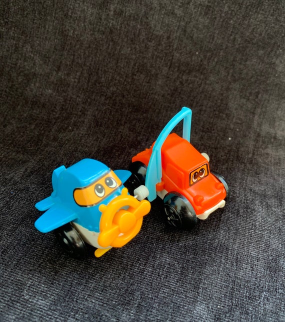 Tomy Wind up Flipper Plane and Car Set of 2 Vintage | Etsy