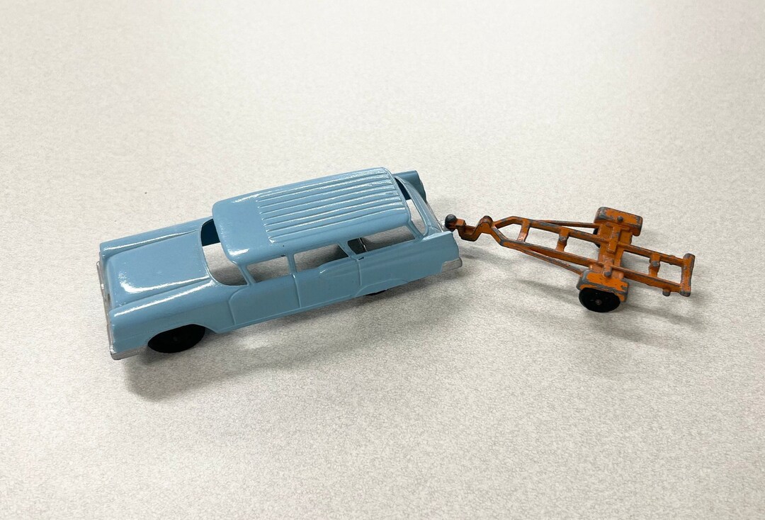 Vintage Tootsie Toy Ford Country Sedan: Light Blue Station Wagon With ...