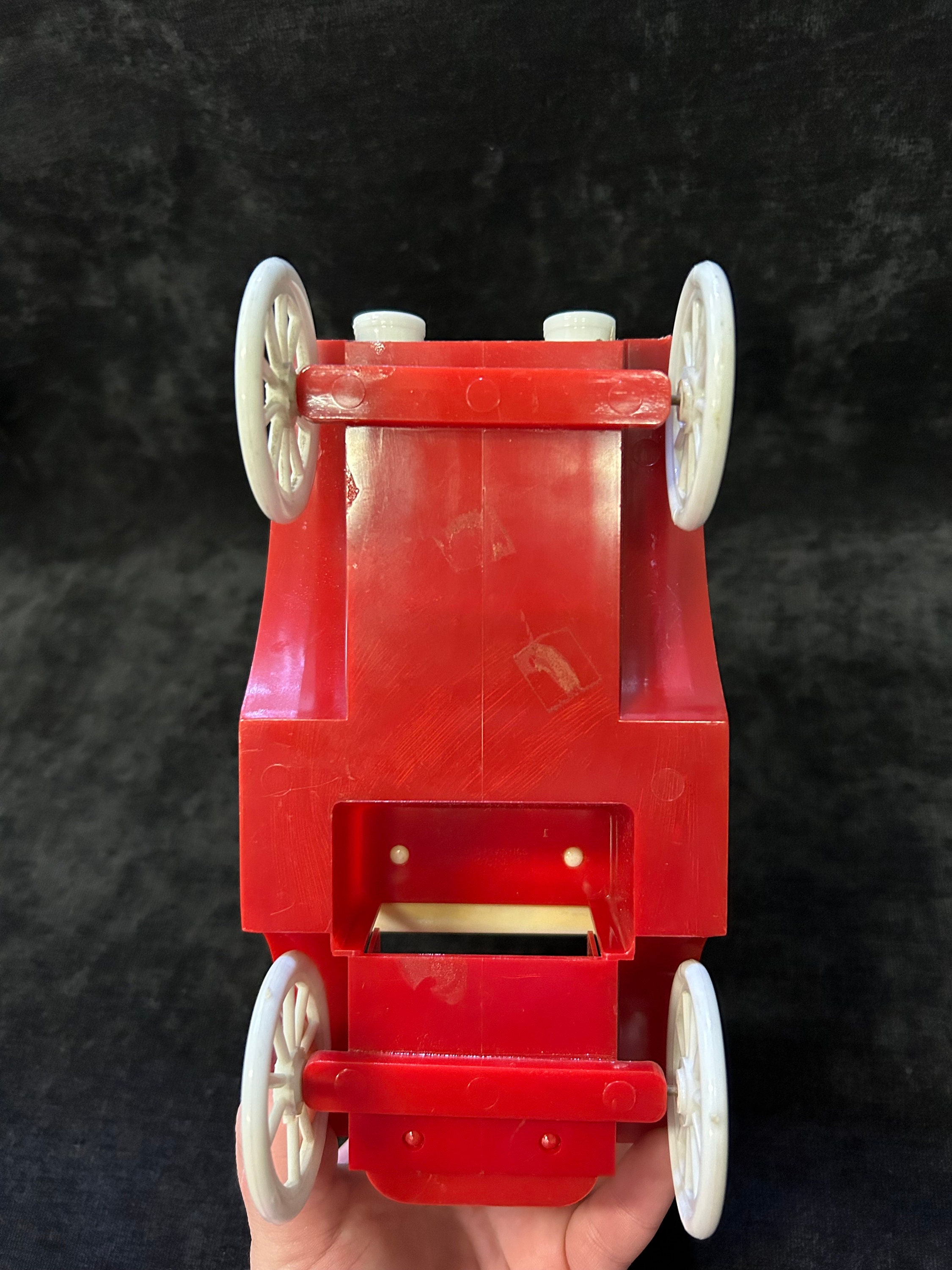 Rosbro Model T Plastic Car Candy Container rare Couple Out for Ride in ...