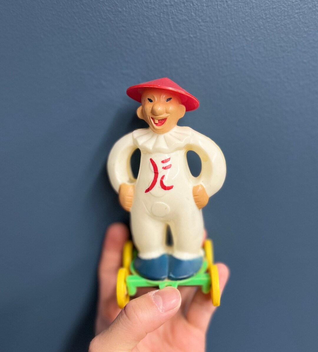 Zook the Clown on Wheels With Coolie Hat - RARE Zook With Japanese ...