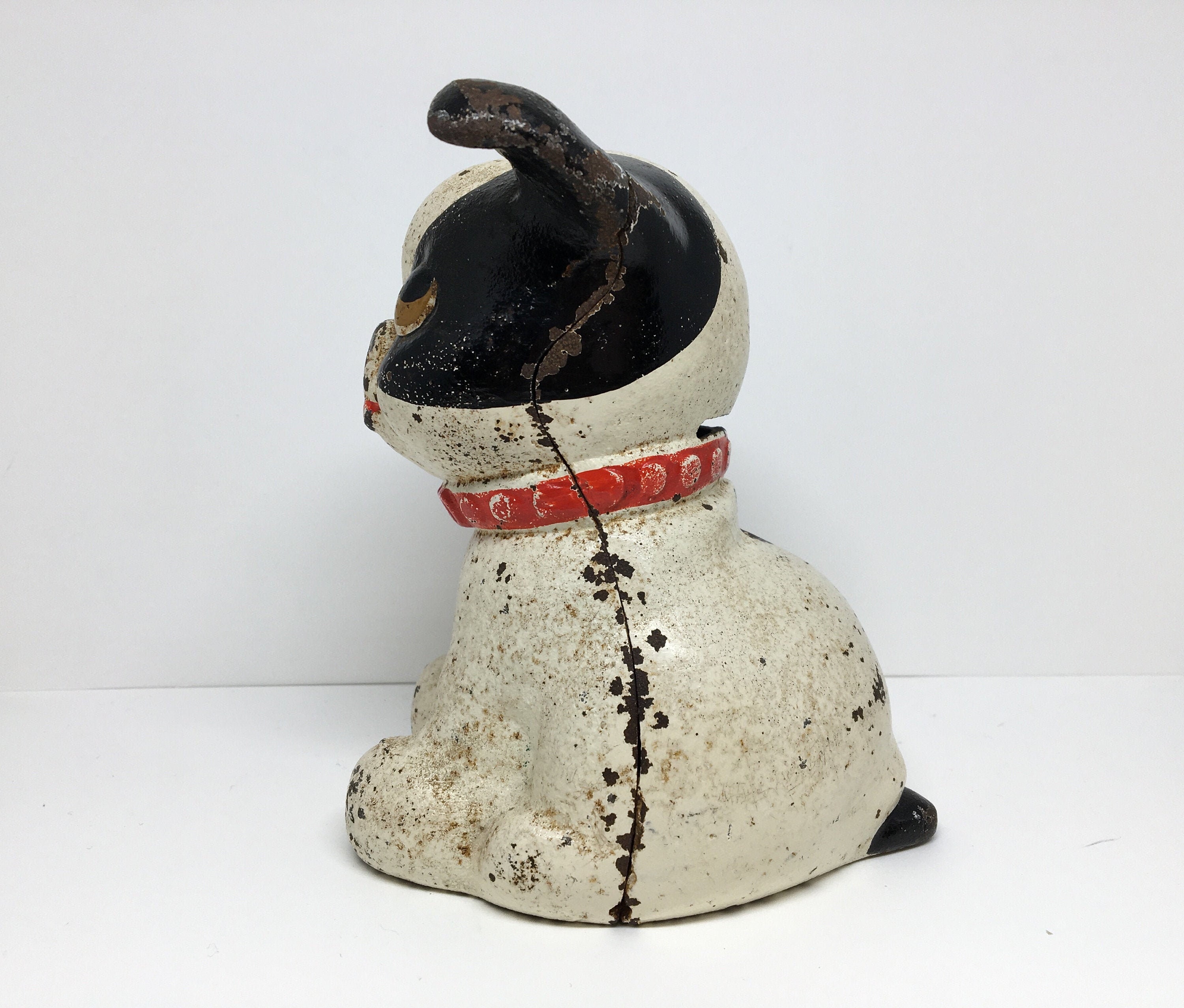 Vintage 1914 Hubley Puppy Dog Iron Figural Bank - Etsy