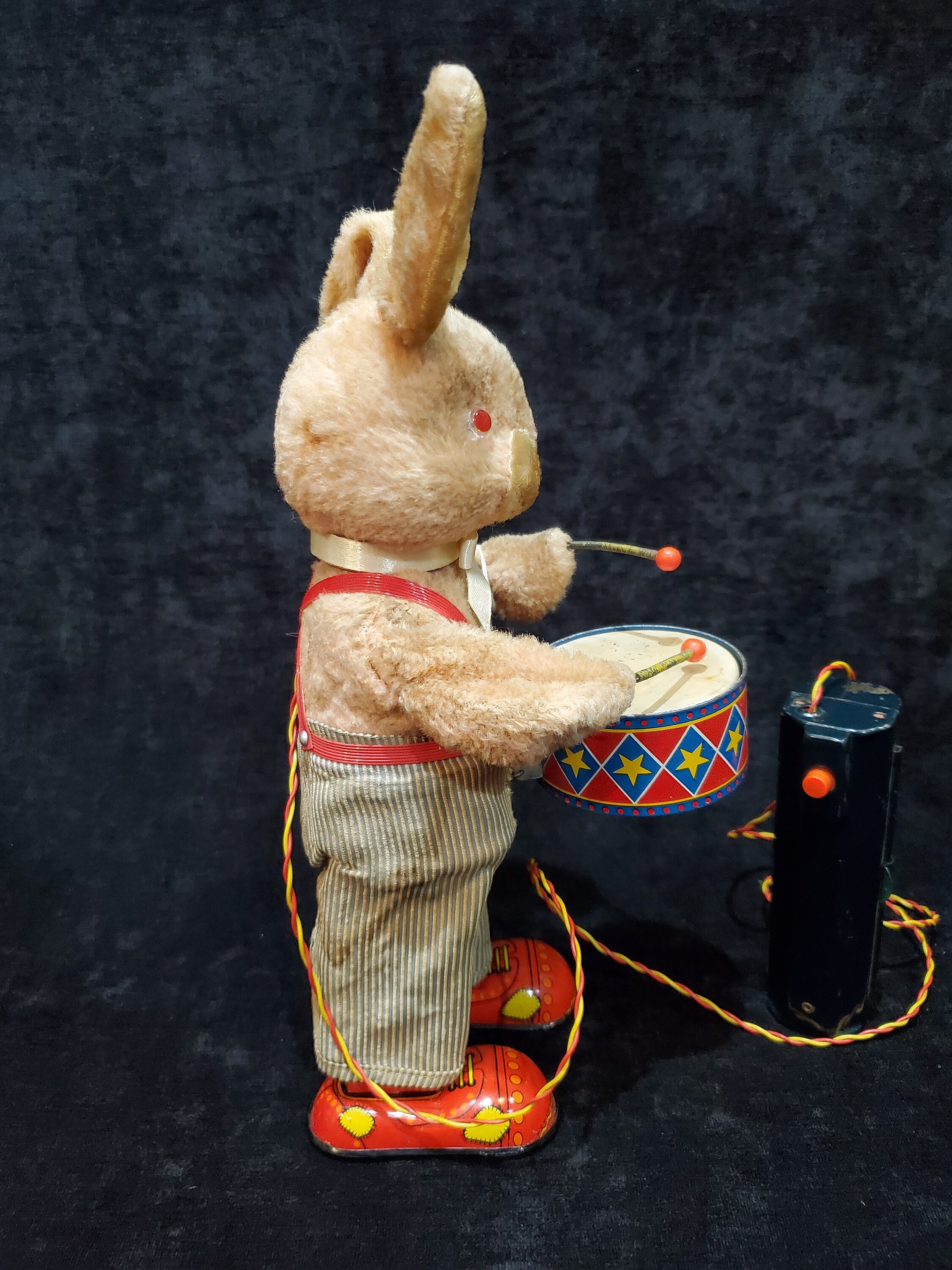 Peter the Drumming Rabbit, Battery Operated Easter , 1950s - Etsy