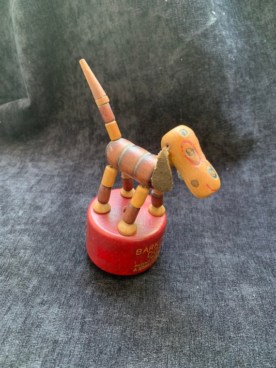 Kohnner Brothers Brave Dog Wooden Wokouwa Puppet-1940s | Etsy