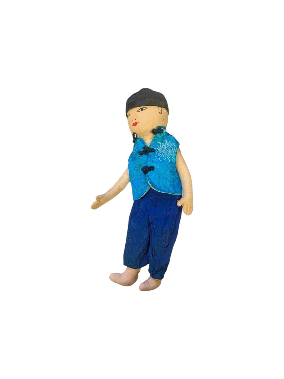 Chinese Ada Lum Handmade Cloth Doll Silk Clothing on Cloth Doll From ...